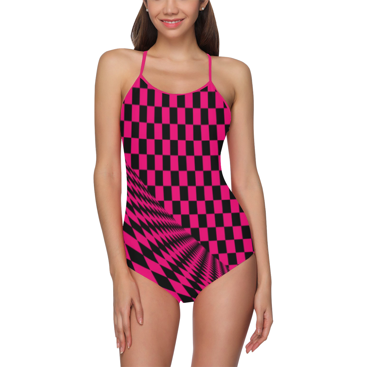 CUBES 4 Strap Swimsuit ( Model S05) | ID: D5065243