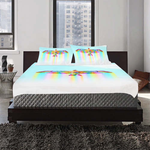 Rainbow Eagle 3-Piece Bedding Set | ID: D4822753