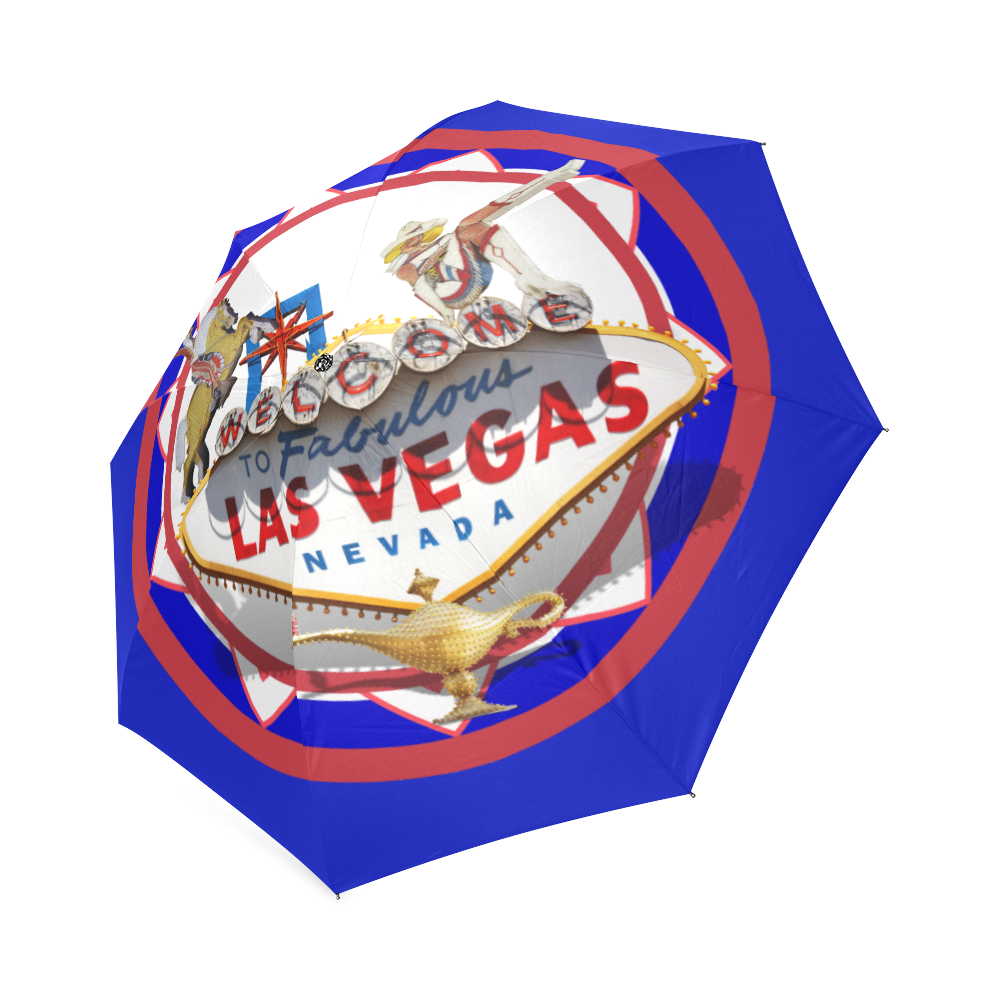 LasVegasIcons Poker Chip - Vegas Sign Foldable Umbrella (Model U01 ...