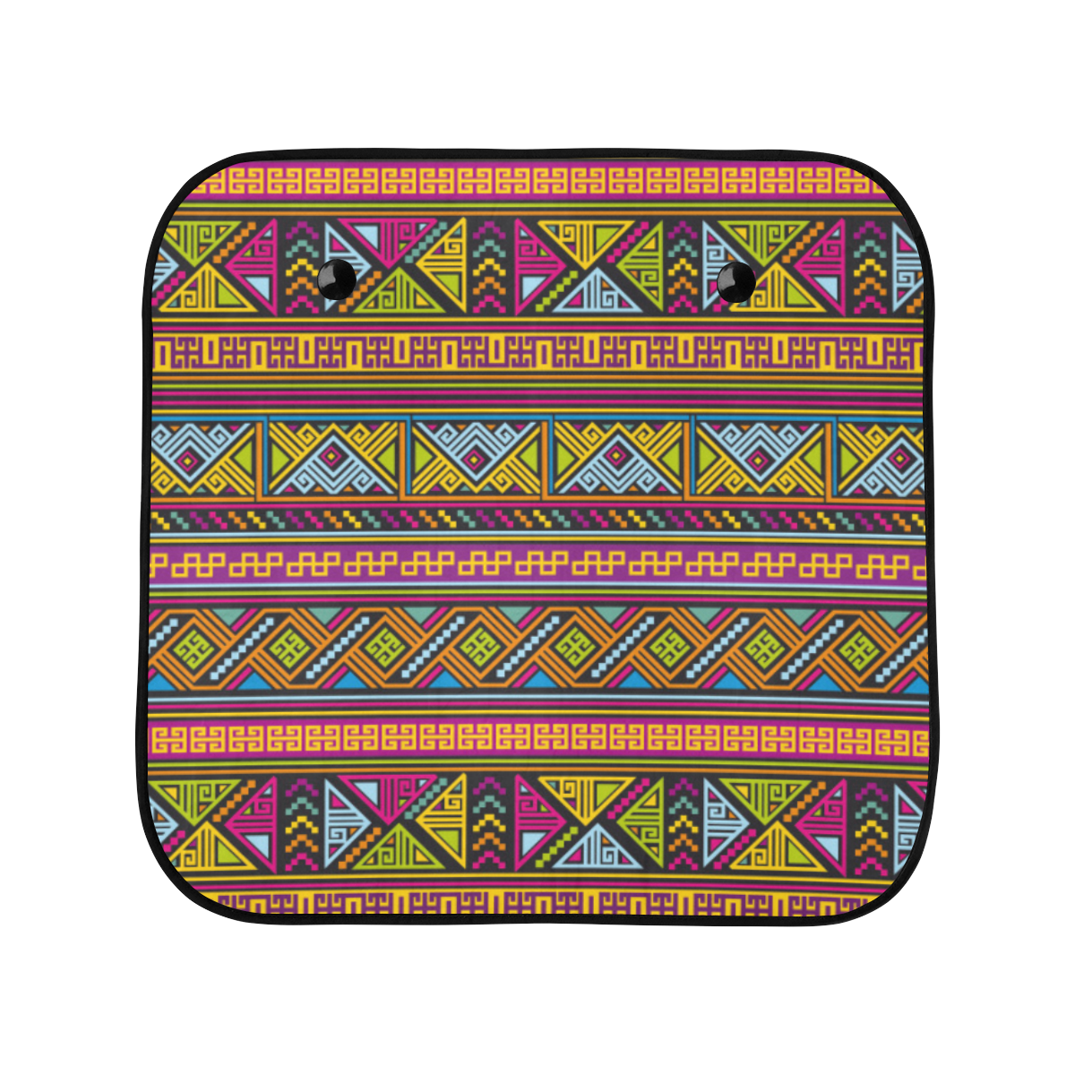 Traditional Africa Border Wallpaper Pattern 2 Car Sun Shade 28"x28 ...