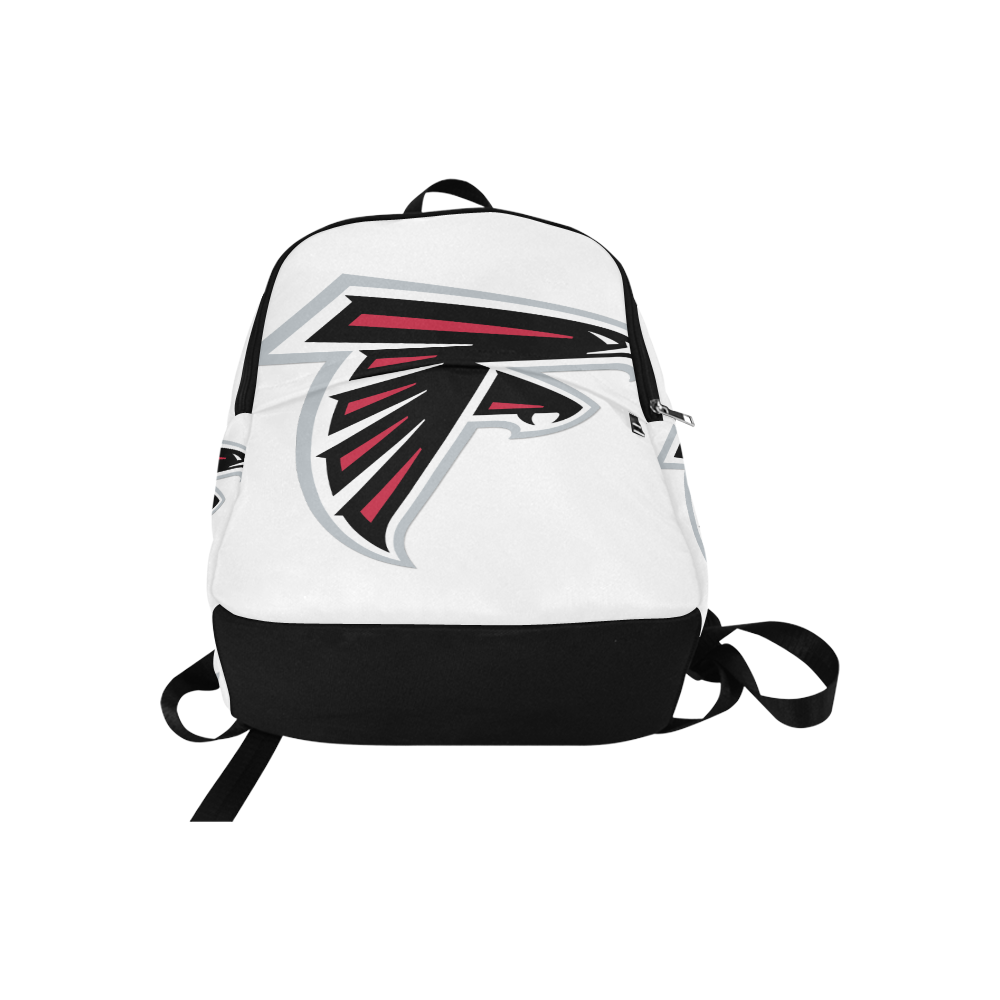 Atlanta Falcons White Fabric Backpack for Adult (Model 1659) | ID: D2853320