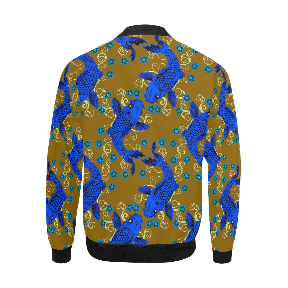 KOI FISH 3 All Over Print Bomber Jacket for Men (Model H31) | ID: D5014271