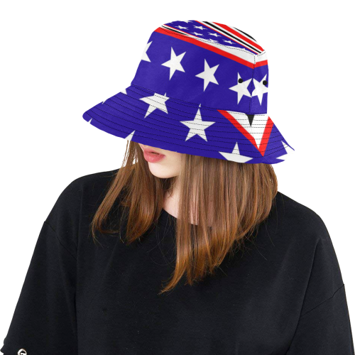 STARS STARS AND MORE STARS All Over Print Bucket Hat | ID: D3080658