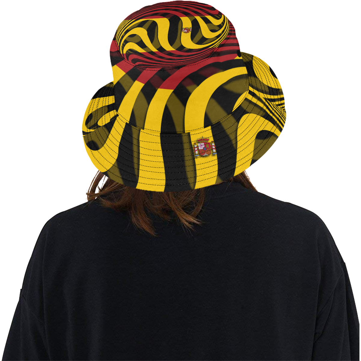 The Flag of Spain All Over Print Bucket Hat | ID: D3353067