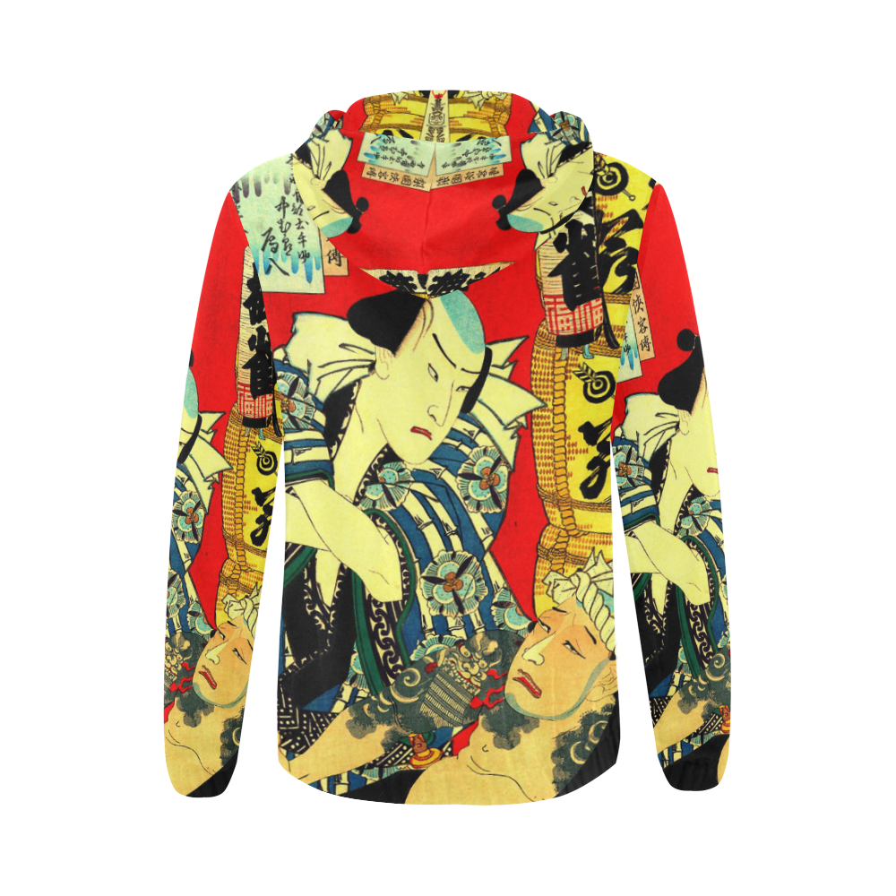 ACTORS All Over Print Full Zip Hoodie for Women (Model H14) | ID: D3118431