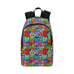 Rainbow Cats Fabric Backpack for Adult (Model 1659) | ID: D3481288