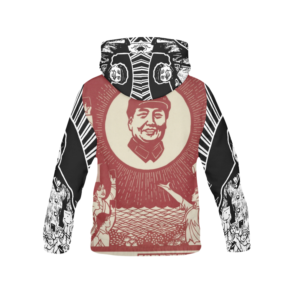 Chairman Mao 2 All Over Print Hoodie for Men (USA Size) (Model H13 ...