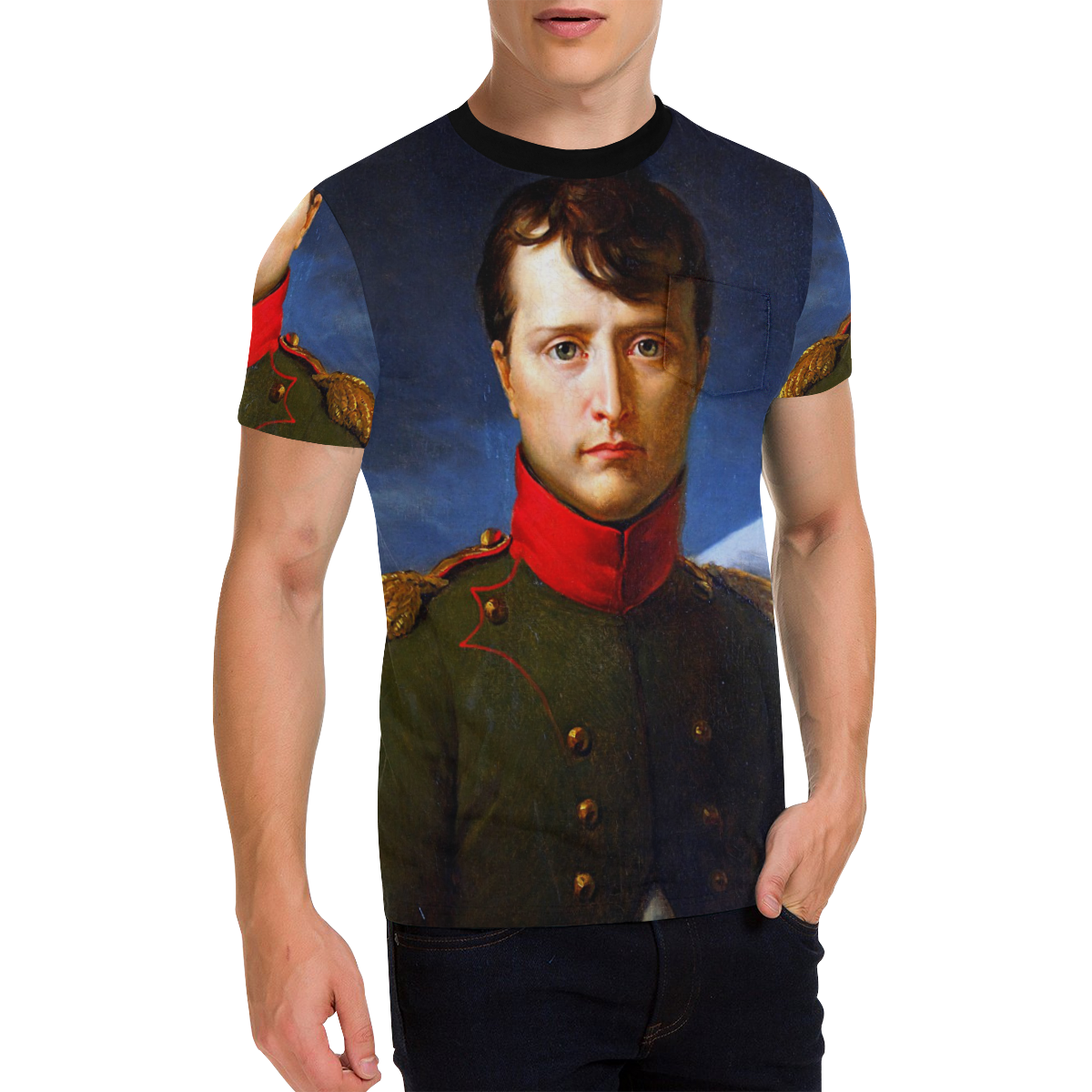 Napoleon Bonaparte Men's All Over Print T-Shirt with Chest Pocket ...