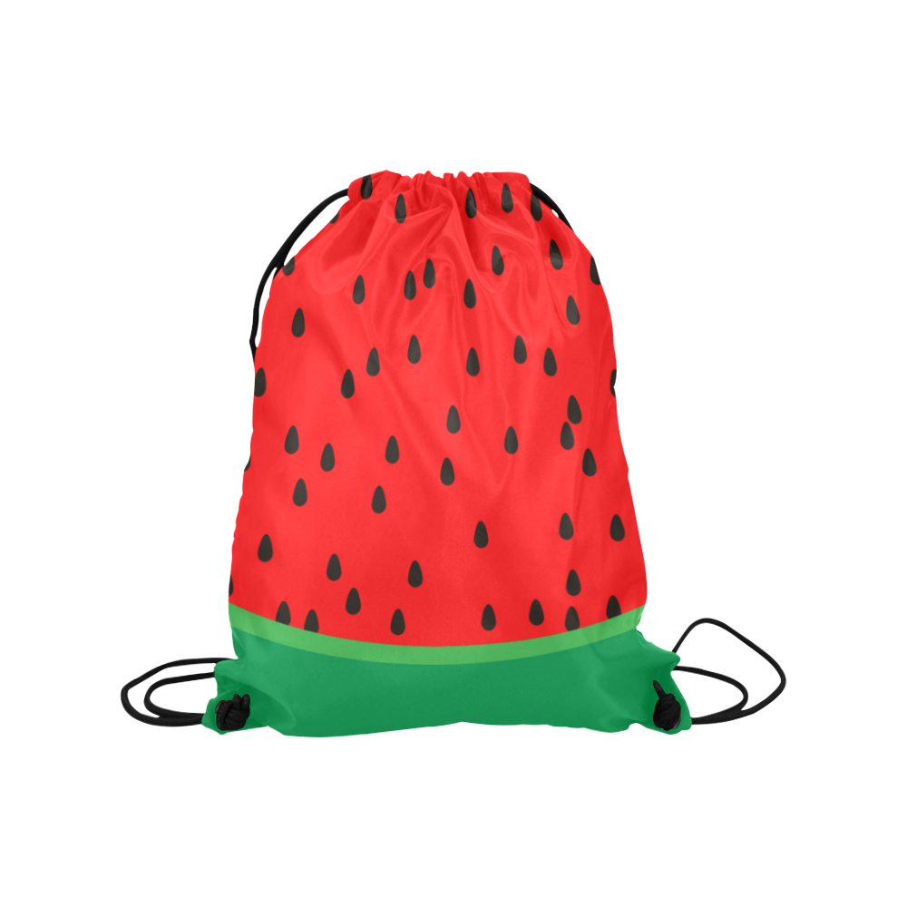 Watermelon Medium Drawstring Bag Model 1604 (Twin Sides) 13.8"(W) * 18. ...