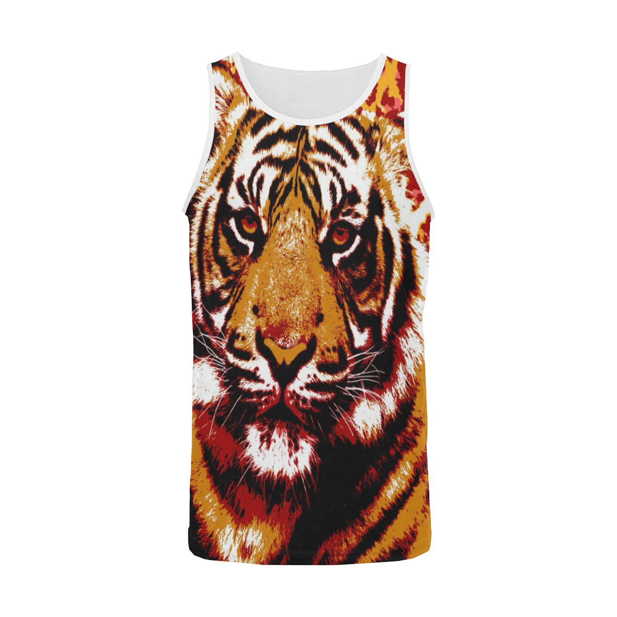 TIGER 13 Men's All Over Print Tank Top (Model T57) | ID: D2977779