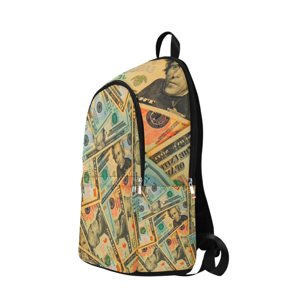 US DOLLARS 2 Fabric Backpack for Adult (Model 1659) | ID: D2959226