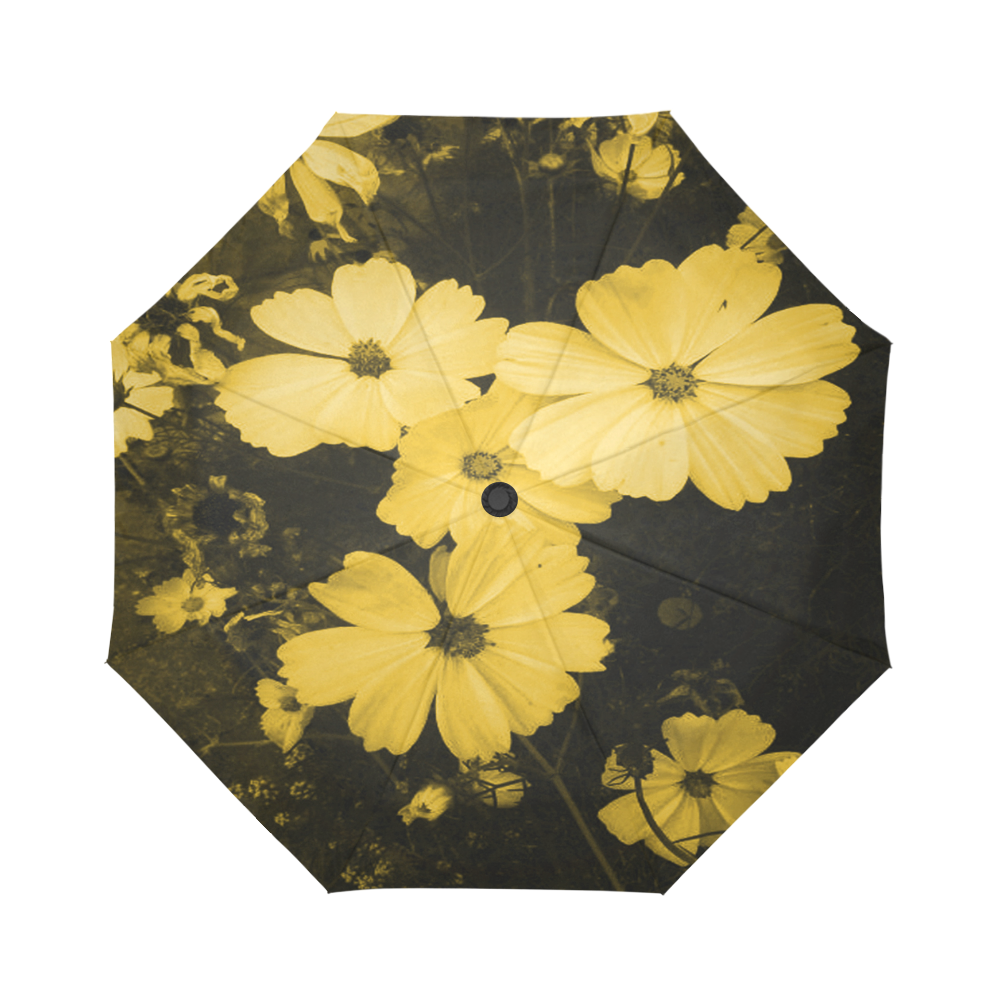 Melo Yellow Designed BY:Sharon Lemay Auto-Foldable Umbrella (Model U04 ...