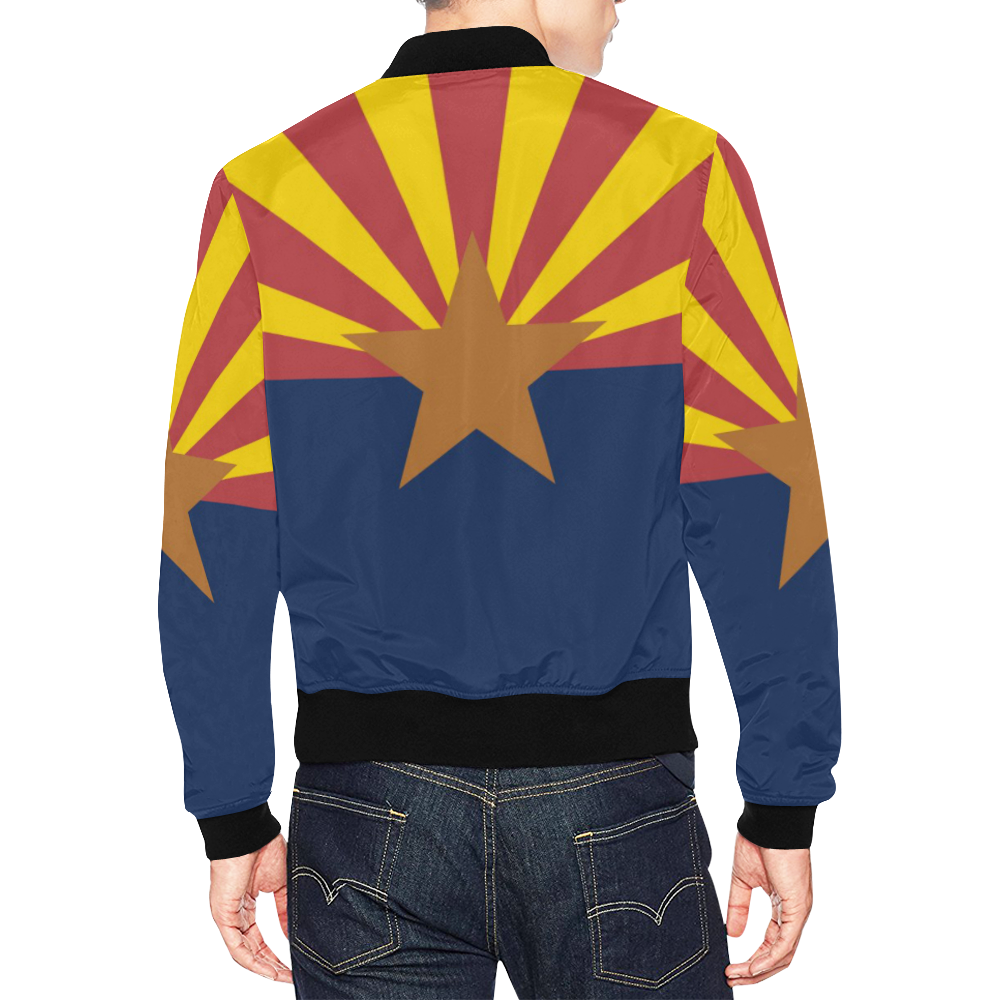 ARIZONA All Over Print Bomber Jacket for Men/Large Size (Model H19 ...