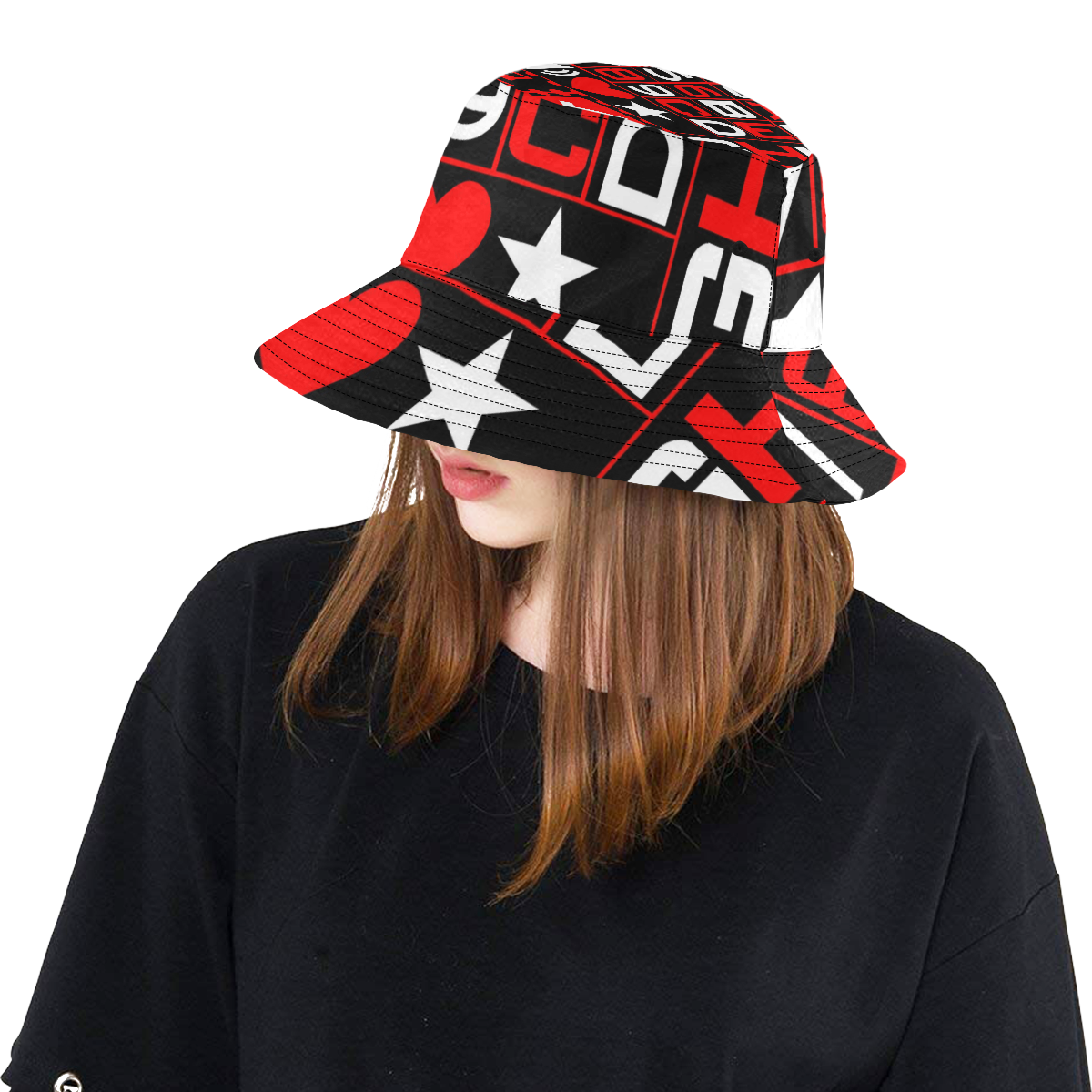 DESIGN WORK-117 All Over Print Bucket Hat | ID: D3080673