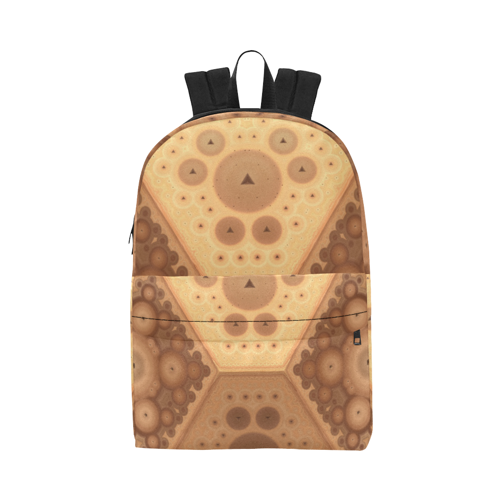 3-D Fractal in Earth Tones Unisex Classic Backpack (Model 1673) | ID ...