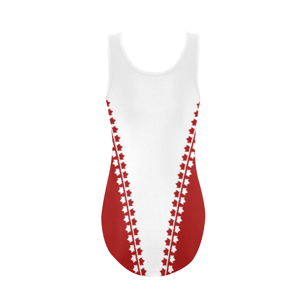 Classic Canada Bathing Suit Canada Swimsuits Vest One Piece Swimsuit ...