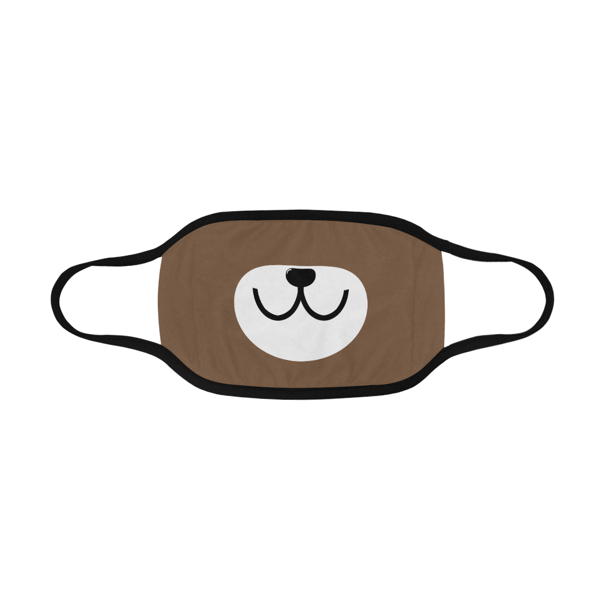 Brown Bear Smile Mouth Mask | ID: D4978220