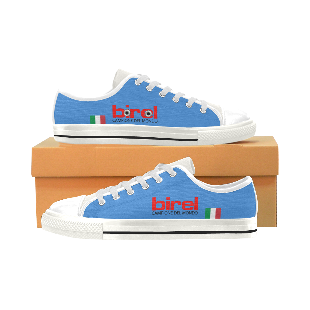 Birel Classic Blue Converse Style Men's Classic Canvas Shoes (Model 018 ...