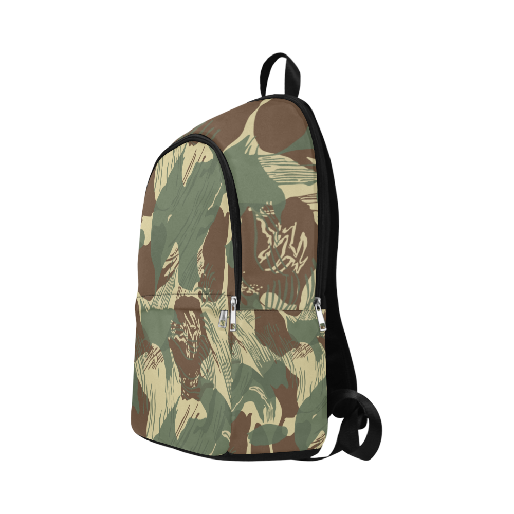 Rhodesian Brushstrokes Camouflage Fabric Backpack for Adult (Model 1659 ...