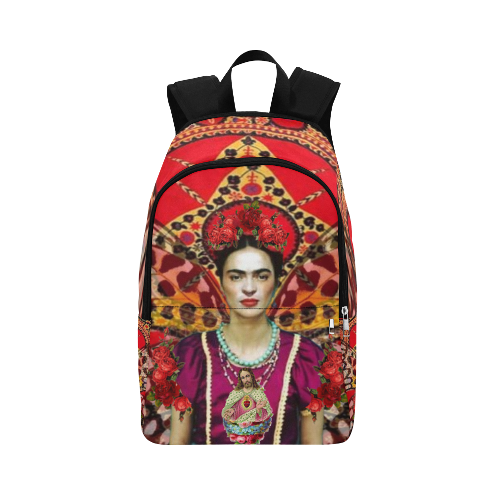 Frida Kahlo - Morocco Fabric Backpack for Adult (Model 1659) | ID: D5302866