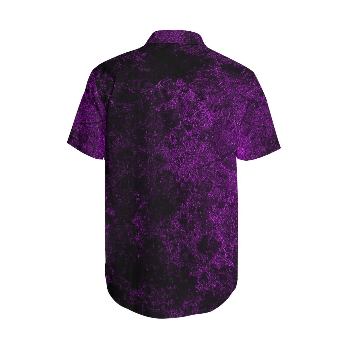 Gothic Purple Djinn Acid Satin Dress Shirt Men's Short Sleeve Shirt ...