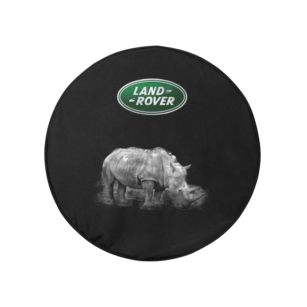Land Rover Spare Tire Cover with Rhino Design 32 Inch Spare Tire Cover ...