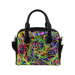 colorful abstract pattern Shoulder Handbag (Model 1634) | ID: D3416378