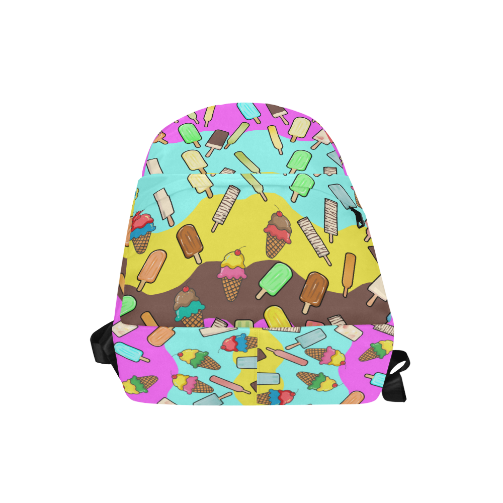 Ice Cream Treats Illustration Unisex Classic Backpack (Model 1673) | ID ...