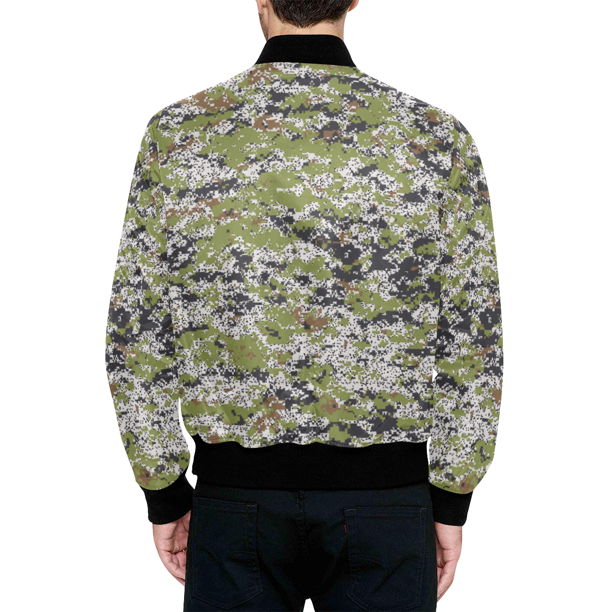 Russian Spekter-S spring Camouflage All Over Print Quilted Bomber ...