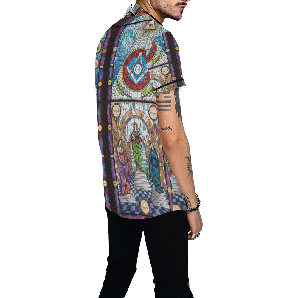 Golden Dawn OTR Stained Glass Occult Underground Jersey All Over Print ...
