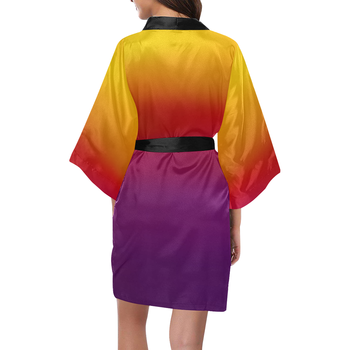 Shades of sunset Kimono Robe | ID: D3684713