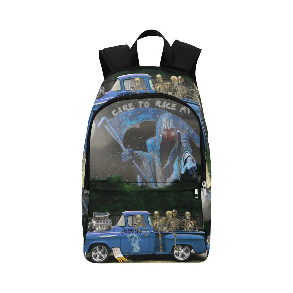 Grim Reaper Skeleton Crew Fabric Backpack for Adult (Model 1659) | ID ...