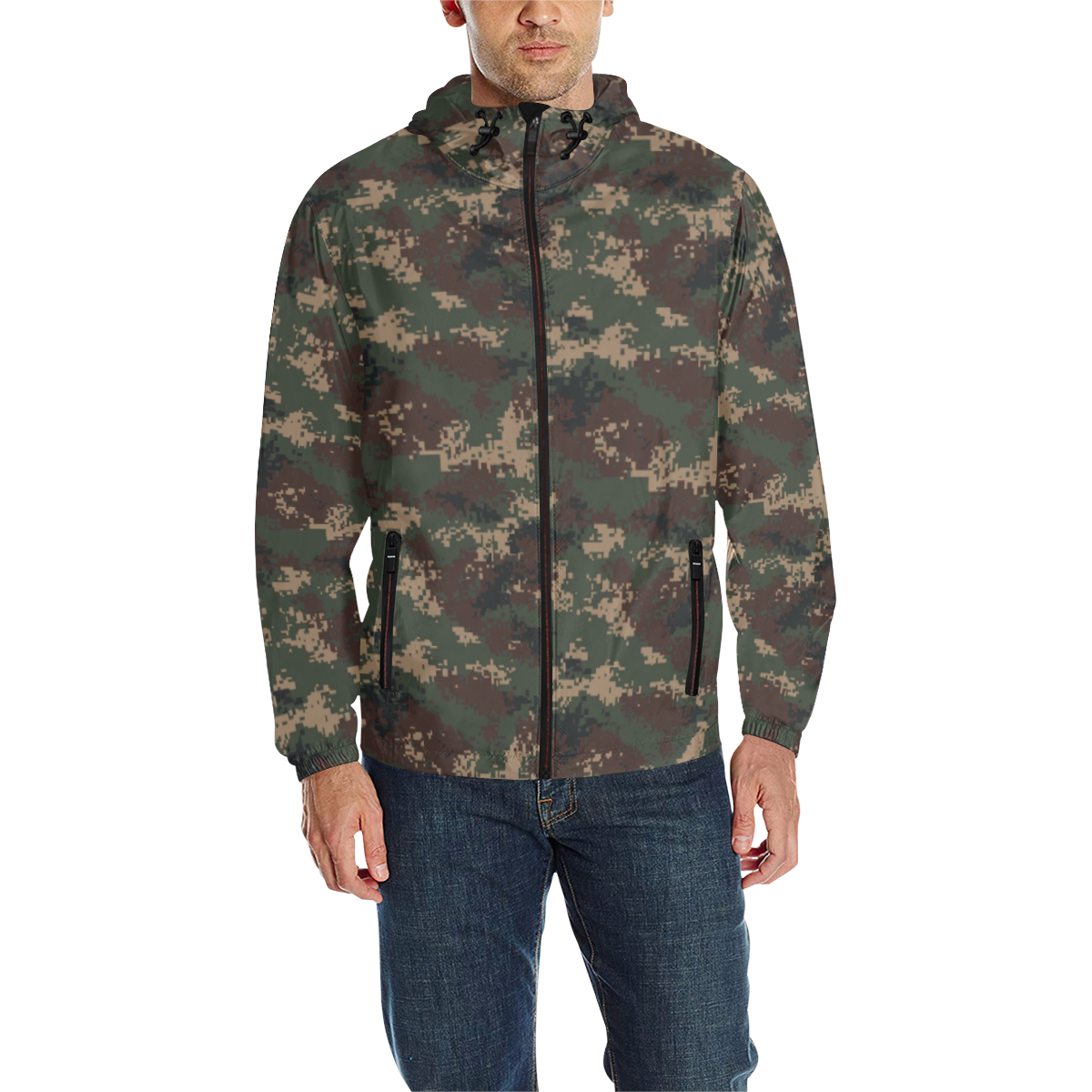 Chinese PLA M07 Hunter Camouflage All Over Print Quilted Windbreaker ...