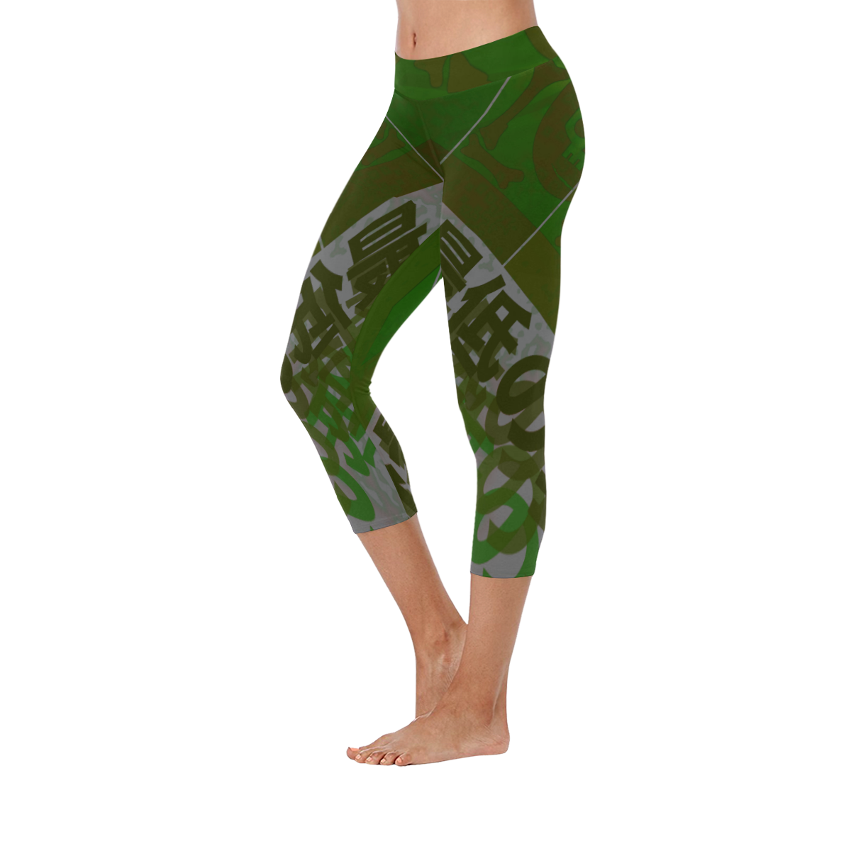 The Lowest of Low Japanese Banner Women's Low Rise Capri Leggings ...