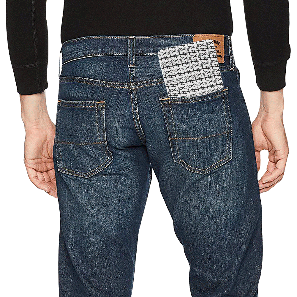 NUMBERS Collection Symbols White Mini Bifold Wallet (Model 1674) | ID ...