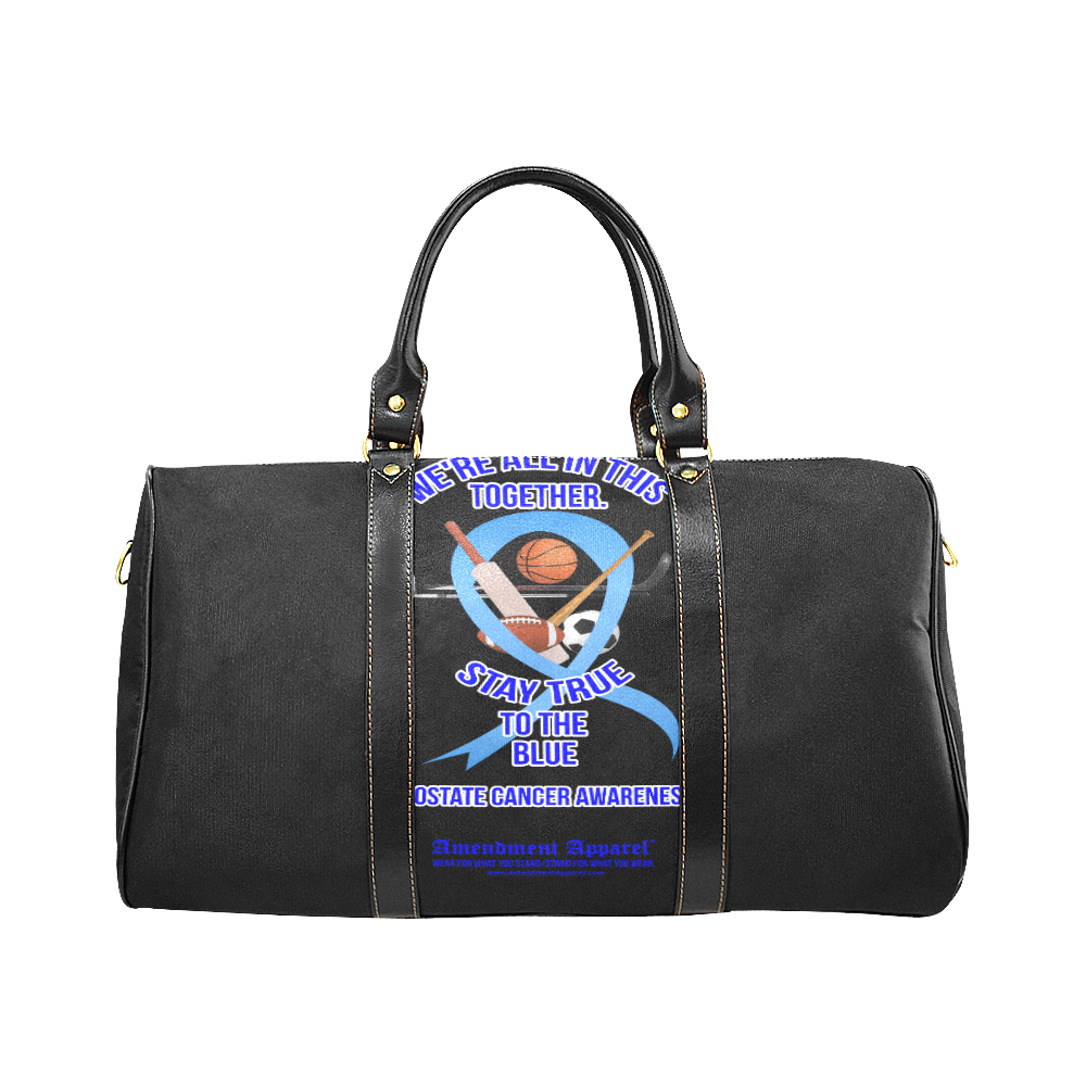 Prostate-Cancer-Awareness Bag New Waterproof Travel Bag/Large (Model ...