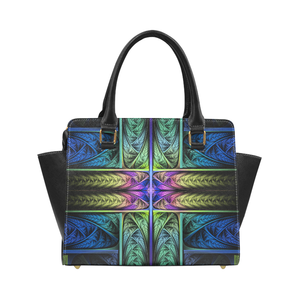 Classical Fractal Classic Shoulder Handbag (Model 1653) | ID: D2435104