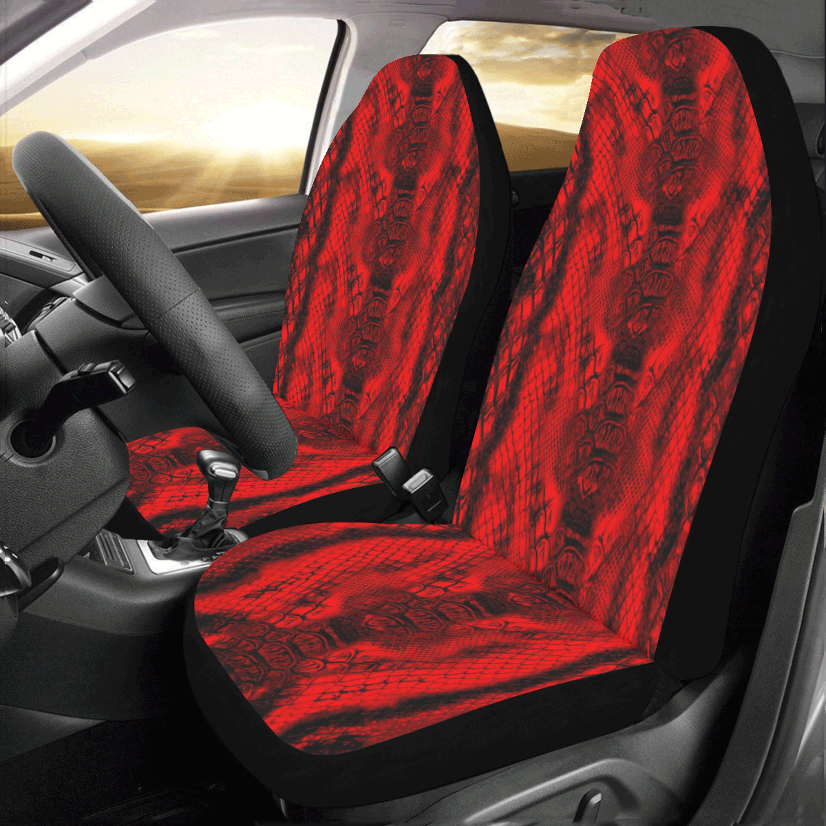 savage11-red Car Seat Covers (Set of 2) | ID: D3514202