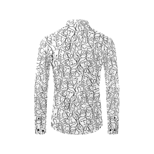 CMBYN Elio Shirt Faces Black Design on White Men's All Over Print ...