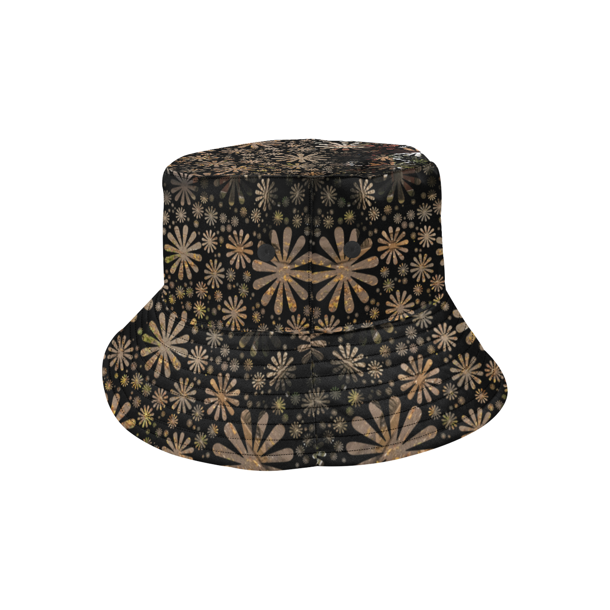 Flowers and Pavilion All Over Print Bucket Hat | ID: D3286479