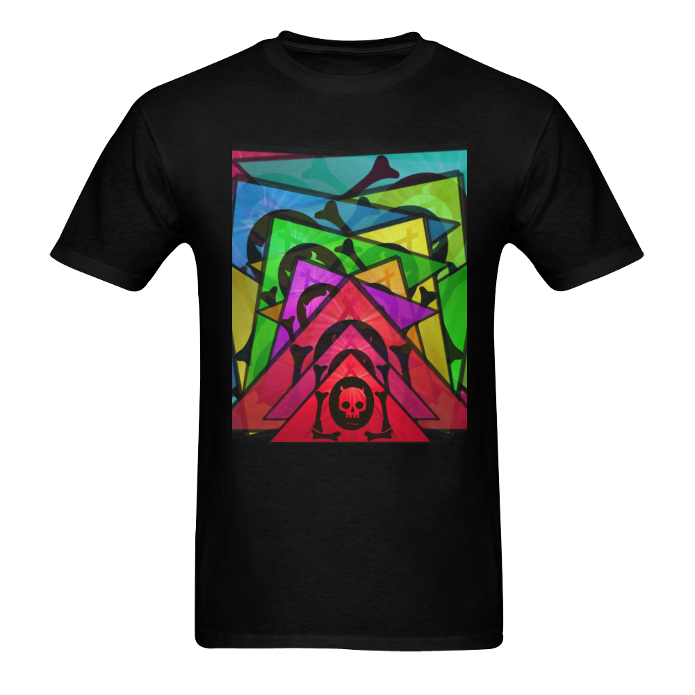 The Lowest of Low Stained Glass Stained Glass Tangram Men's T-Shirt in ...