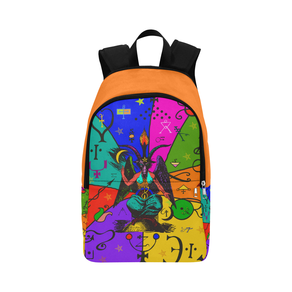 Awesome Baphomet Popart Fabric Backpack for Adult (Model 1659) | ID ...