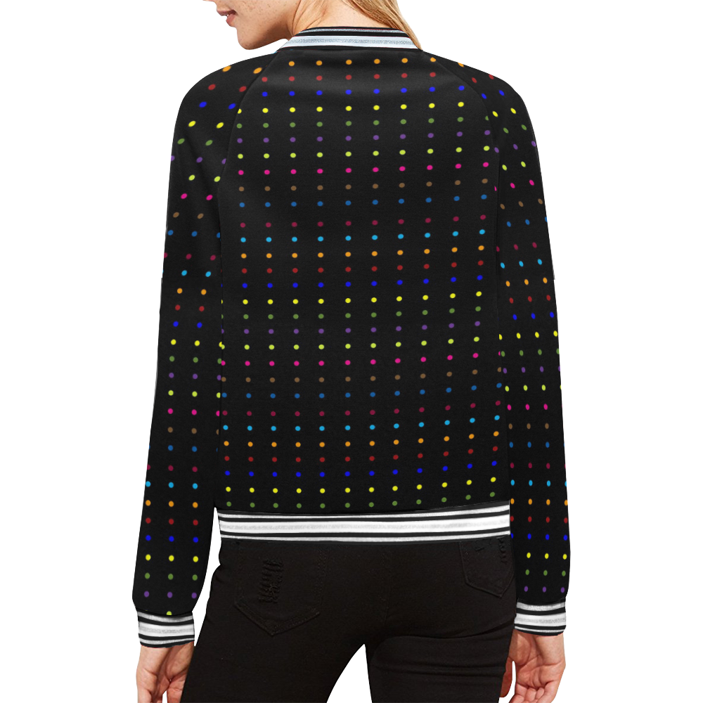 Dots & Colors Modern, Colorful pattern design All Over Print Bomber ...