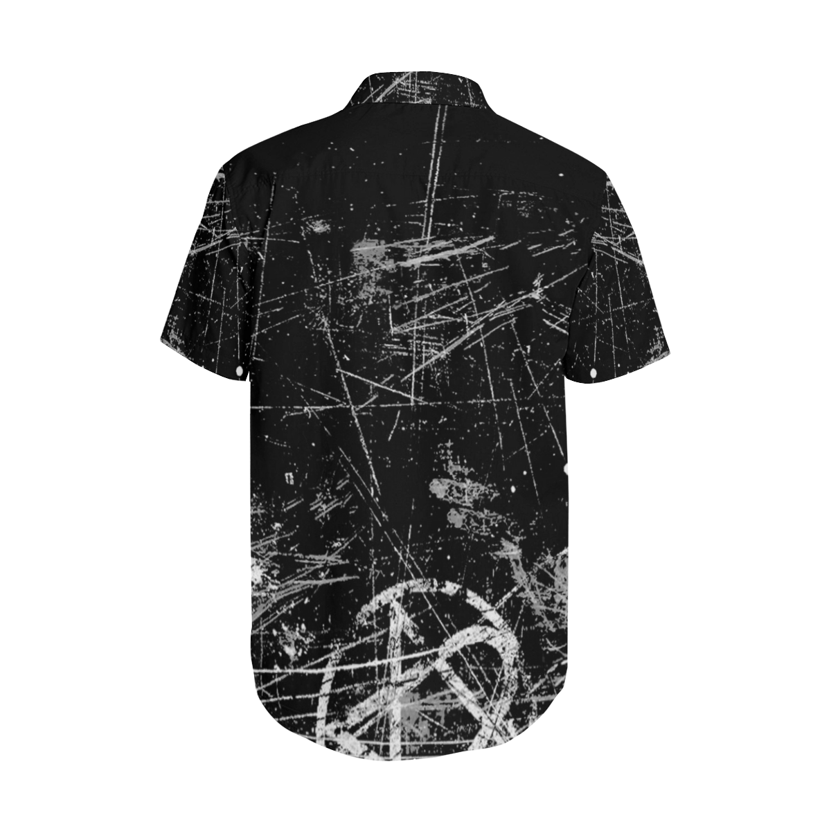 Gothic Emo - Gothic Underground Satin Dress Shirt Men's Short Sleeve ...