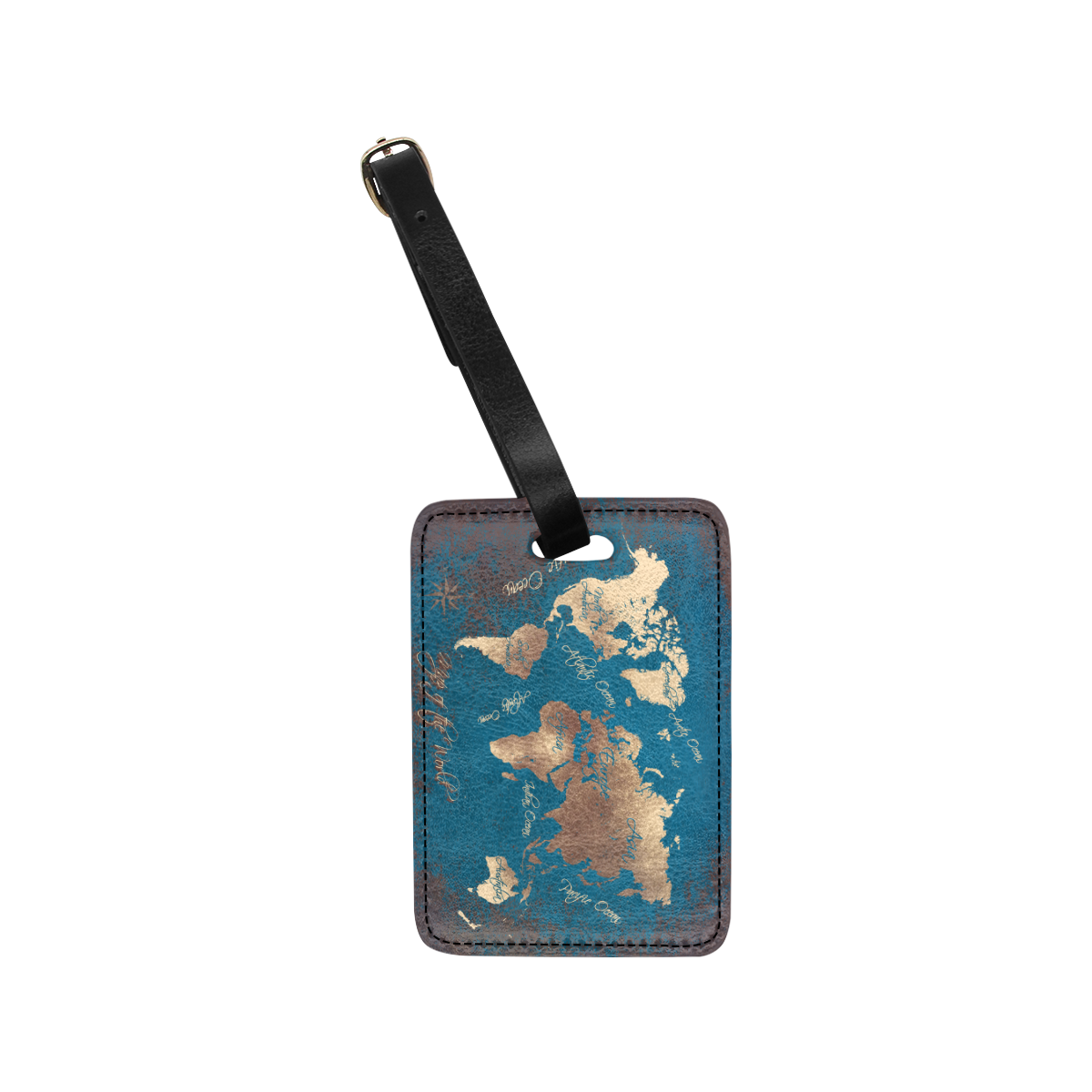 world map #map #worldmap Luggage Tag | ID: D5089906