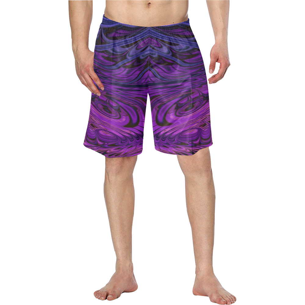 Freaky Fractal Men's Swim Trunk/Large Size (Model L21) | ID: D2753660