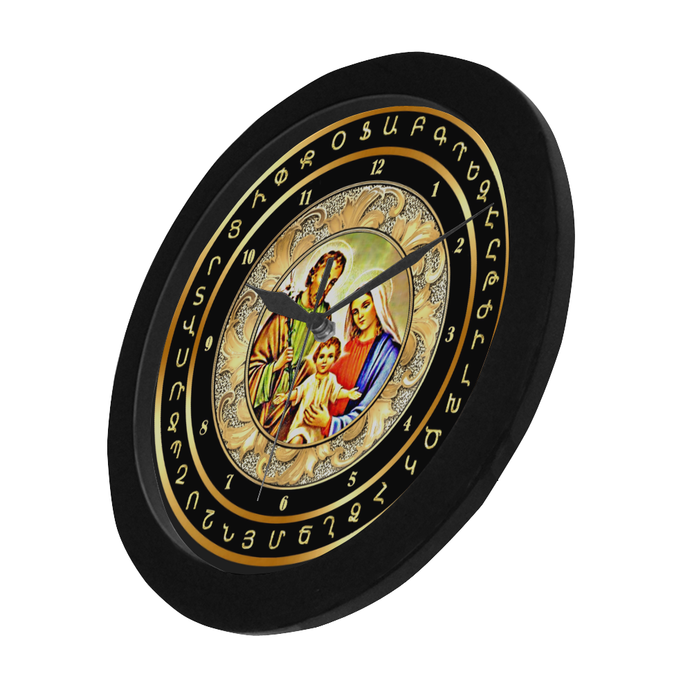 Jesus Christ Circular Plastic Wall clock | ID: D3732522