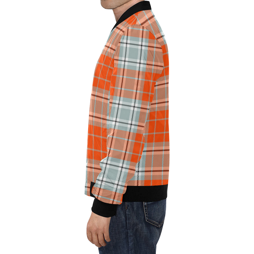 TARTAN PATTERN 5 All Over Print Bomber Jacket for Men (Model H19) | ID ...