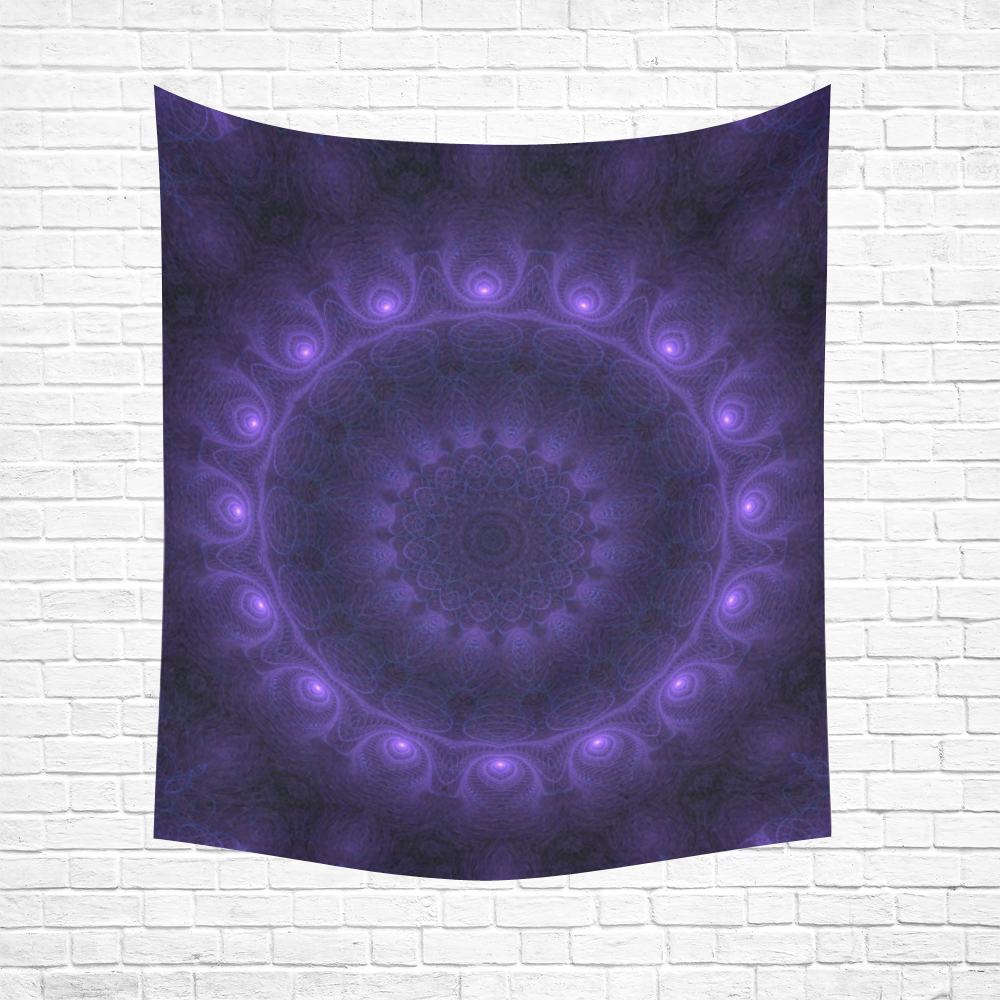 Void Energy Spiritual Mandala Blacklight Magick Cotton Linen Wall ...