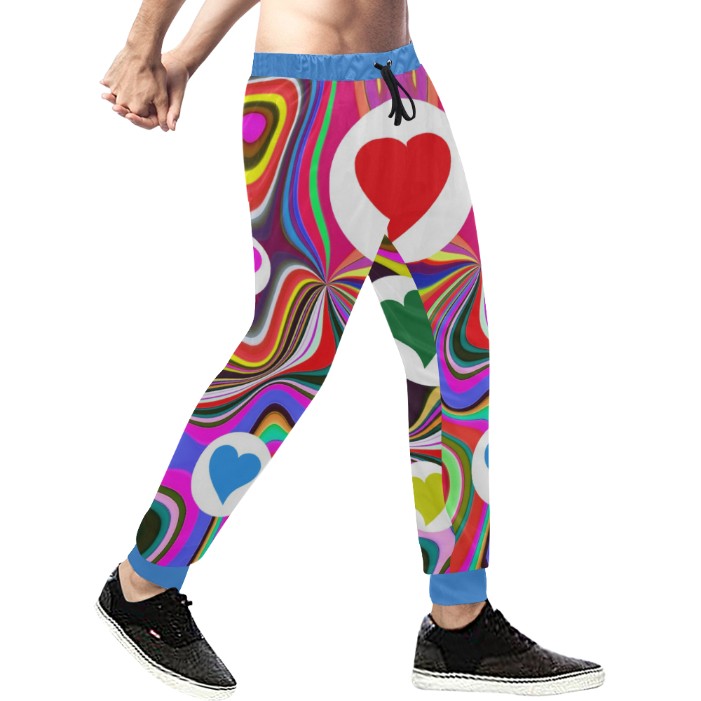 DESIGN B127 Men's All Over Print Sweatpants (Model L11) | ID: D3080453